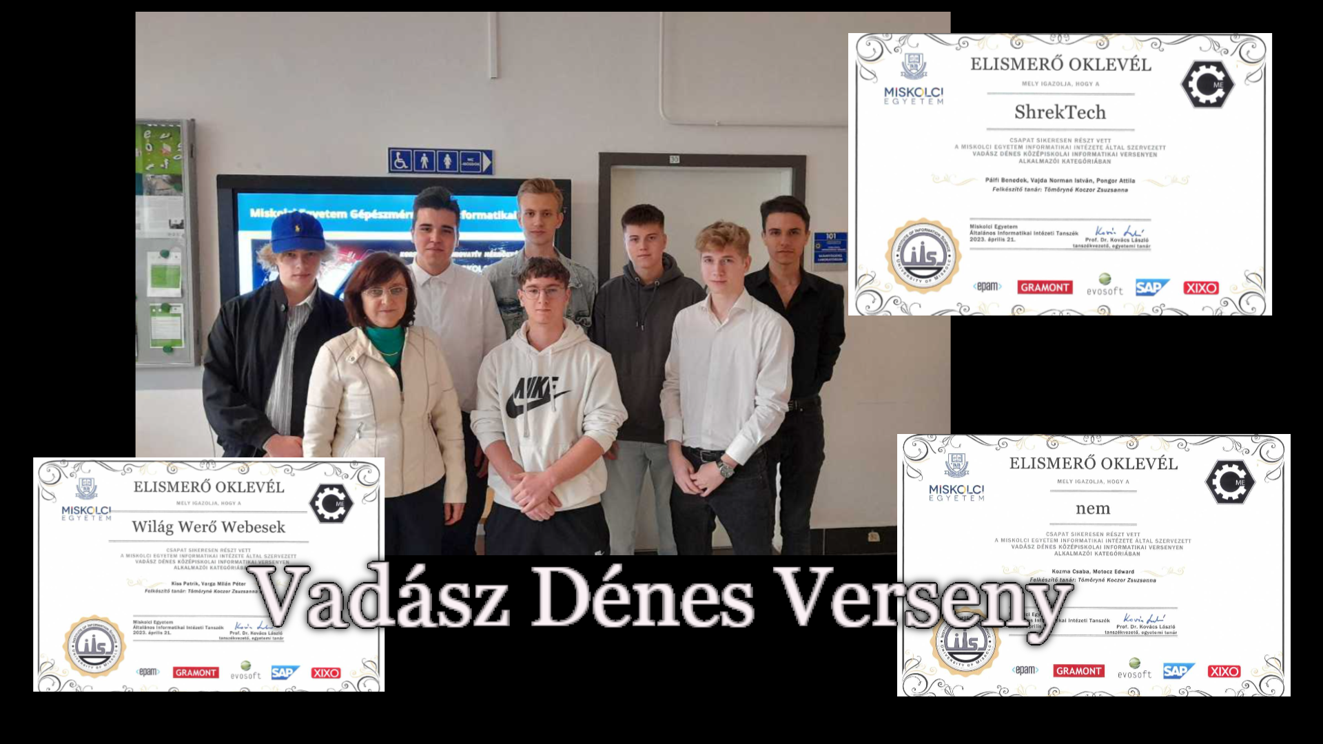 Vadász Dénes Informatika Verseny | Hírek | Debreceni SZC Brassai Sámuel Műszaki Technikum | EDIR